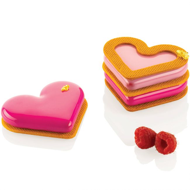 Silikomart Formen 3D Silikonform Mini Love Story | KuchenShop.com