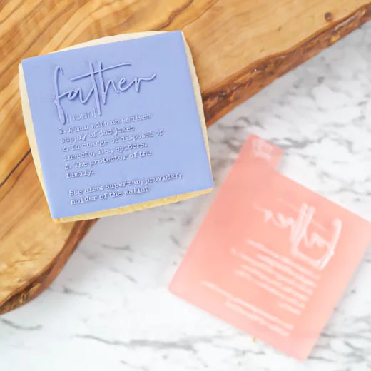 Sweet Stamp Stamp Father NOUN | KuchenShop.com